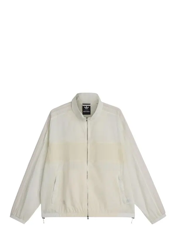 WALES BONNER X ADIDAS Zip-up Jacket With Band Collar - Beige