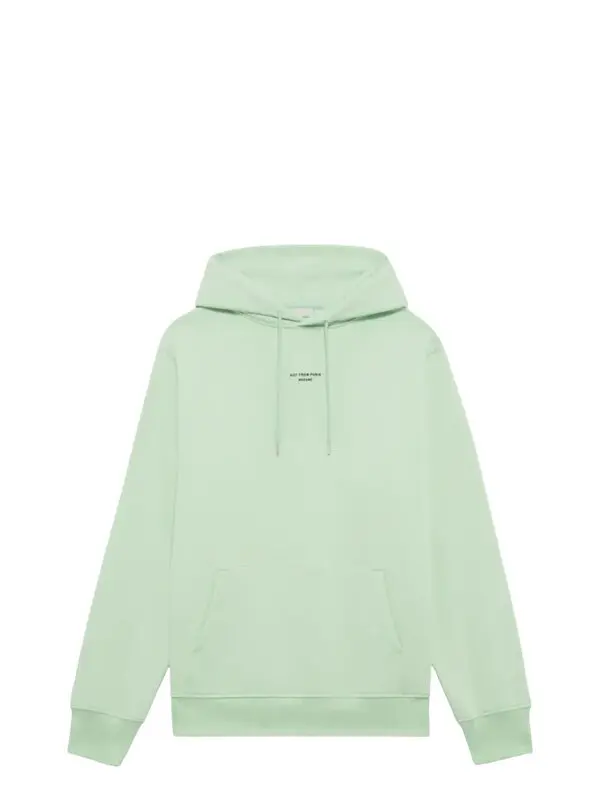 Drole De Monsieur Oversized Logo Hoodie - Green