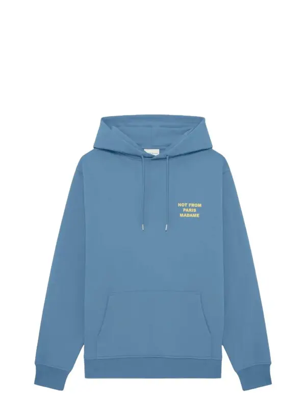 Drole De Monsieur Hoodie With Printed Logo - Navy
