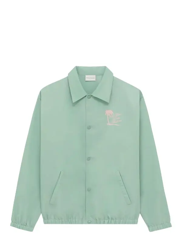 Drole De Monsieur Graphic Shirt Jacket - Green
