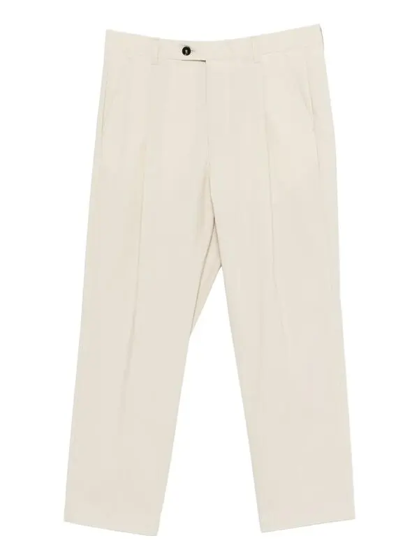 BEABLE Tailored Straight-leg Trousers - Beige