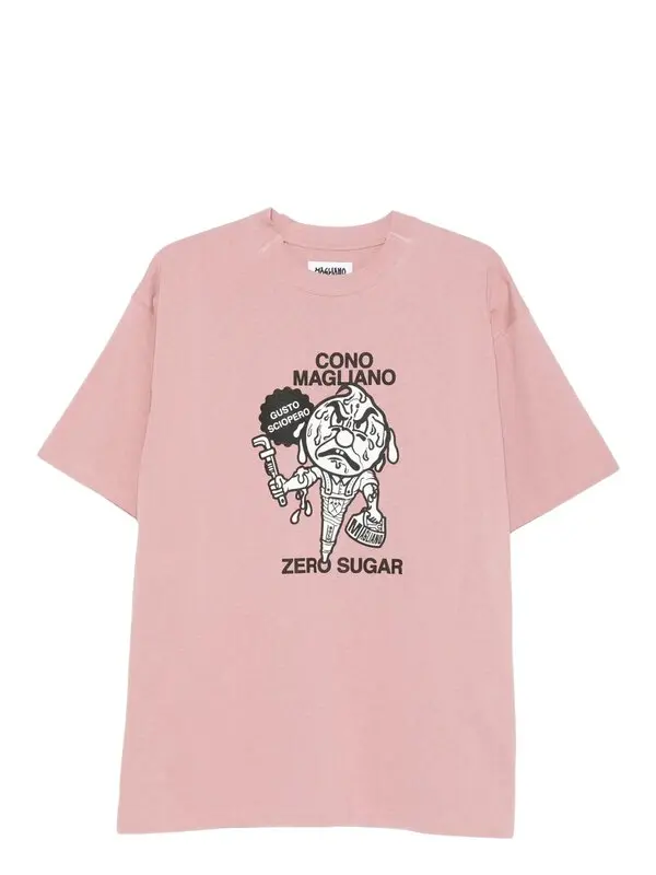 MAGLIANO Classic Cotton Mini T-shirt - Pink