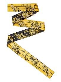 Fendi Wrappy" Silk Scarf With 5 Sisters Motif - Multicolour