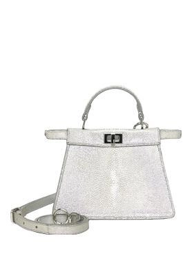Fendi Peekaboo Iseeu Petite Bag - Silver