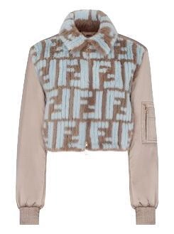 Fendi Short Bomber Jacket - Grey