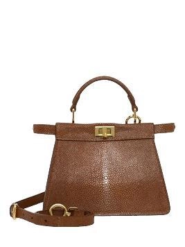 Fendi Peekaboo Iseeu Petite Top Handle Bag - Brown