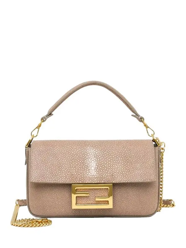 Fendi Baguette® Mini In Stingray - Grey