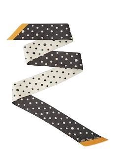 Fendi Silk Two-sided Wrappy Scarf With Falena Dots Pattern - Multicolour