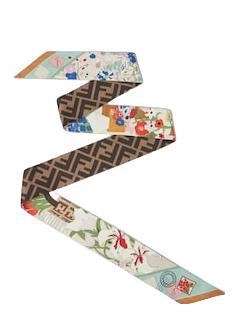 Fendi Silk Two-sided Wrappy Scarf - Multicolour
