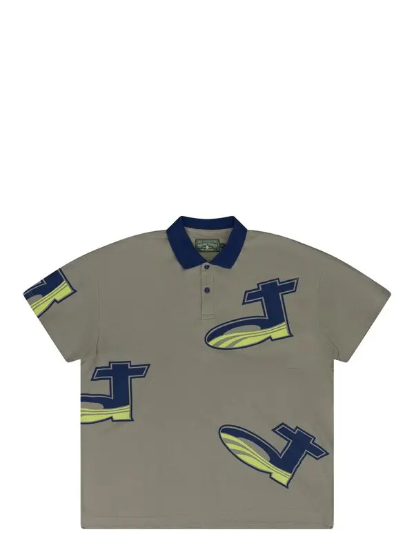DENIM TEARS 24 Polo Shirt - Grey