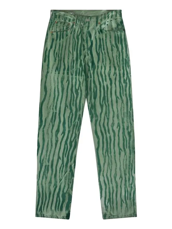 DENIM TEARS Kiss My Grits" Watermelon 501 Jeans - Multicolor