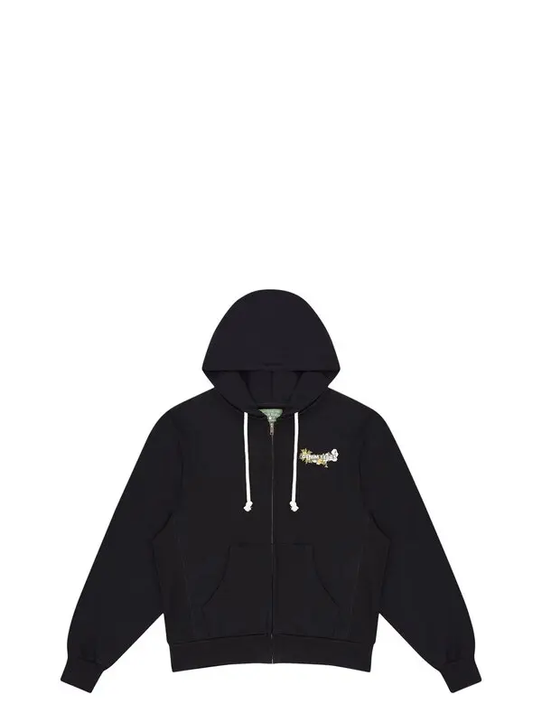 DENIM TEARS Zip Hoodie - Black