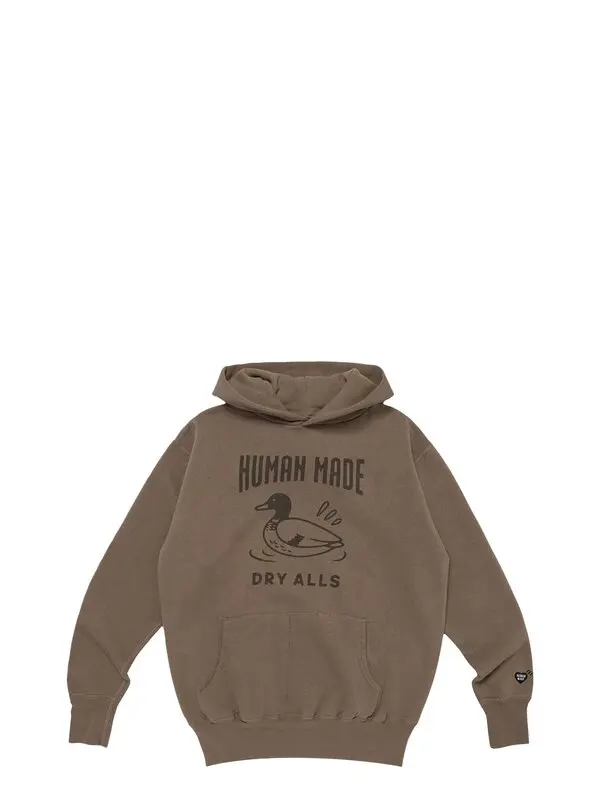 HUMAN MADE Tsuriami Hoodie With Graphic Print - Brown