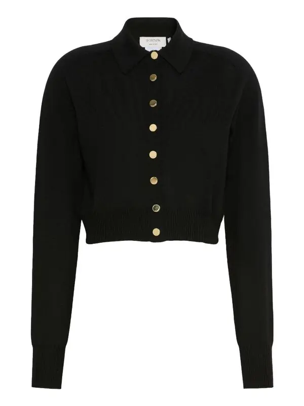 Max Mara Wool Cardigan - Black