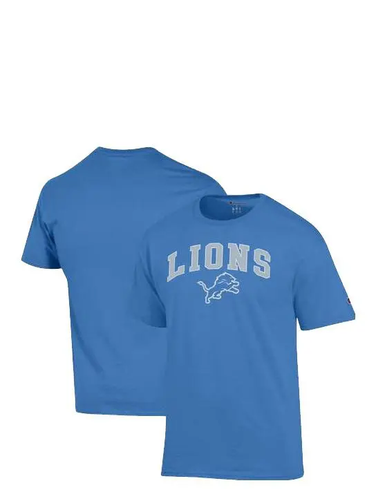 Champion Detroit Lions Arch Over Logo T-shirt - Blue