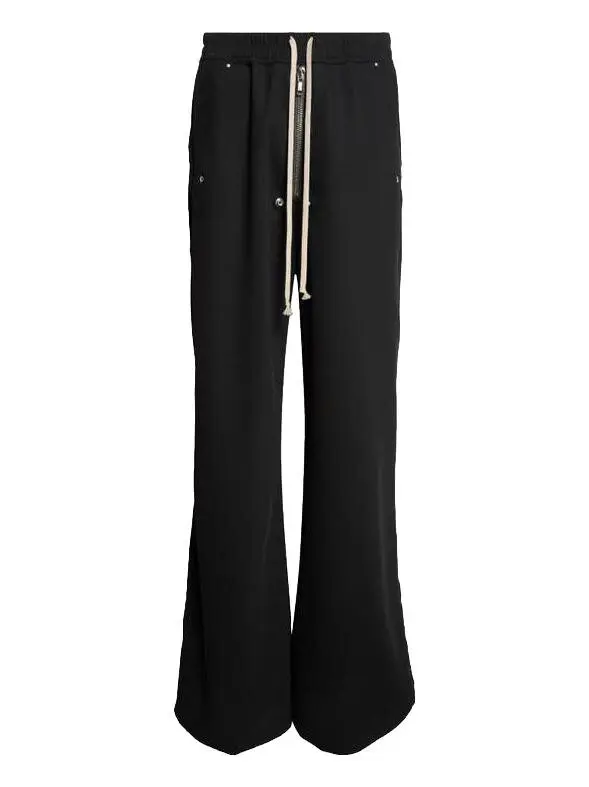 Rick Owens Bela Wide Leg Wool Pants - Black