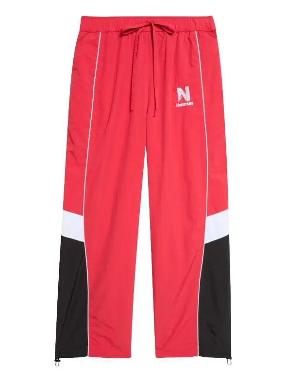 NAHMIAS Nylon Warm Up Pants - Red