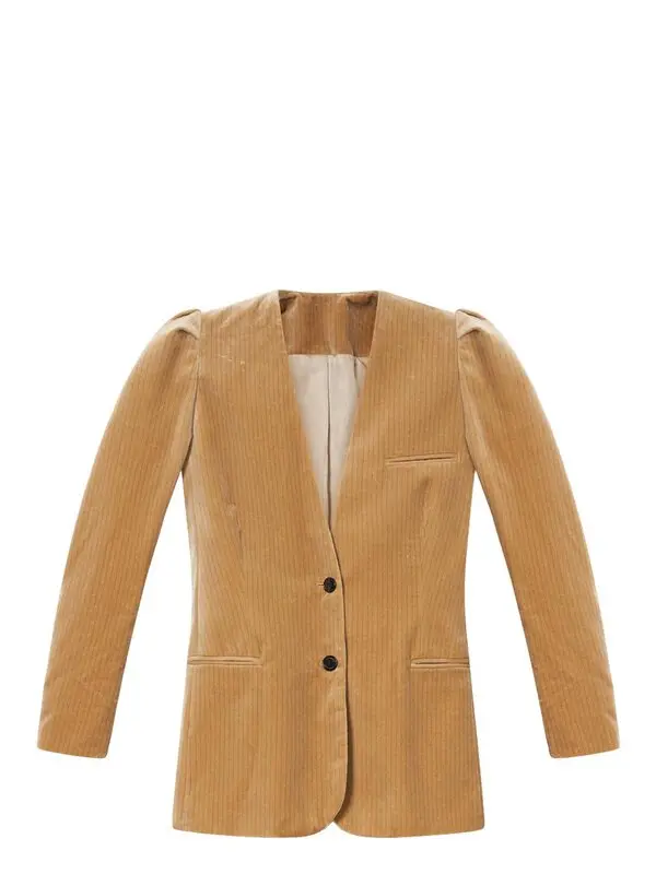 Isabel Marant Étoile Fereole Velvet Jacket - Camel