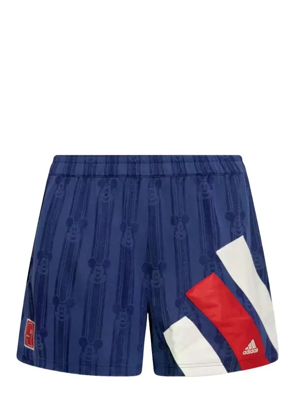 Adidas X Disney X Brain Dead Graphic Print Shorts - Blue