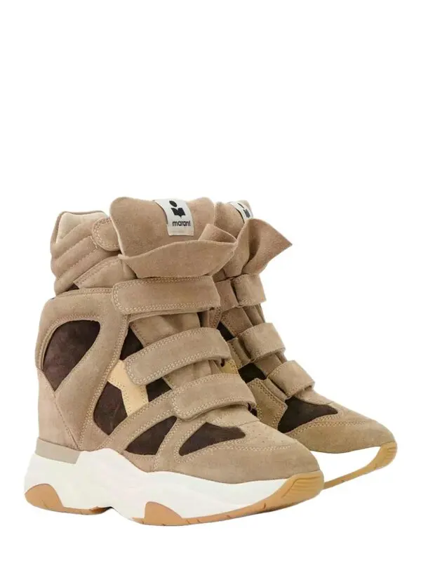 Isabel Marant Étoile Balskee Suede Sneakers - Neutrals
