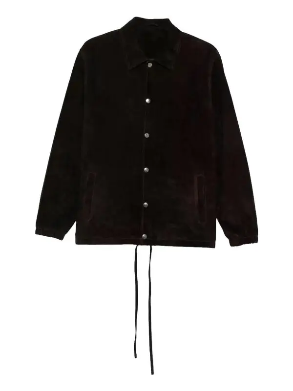 GIORGIO BRATO Suede Jacket - Brown