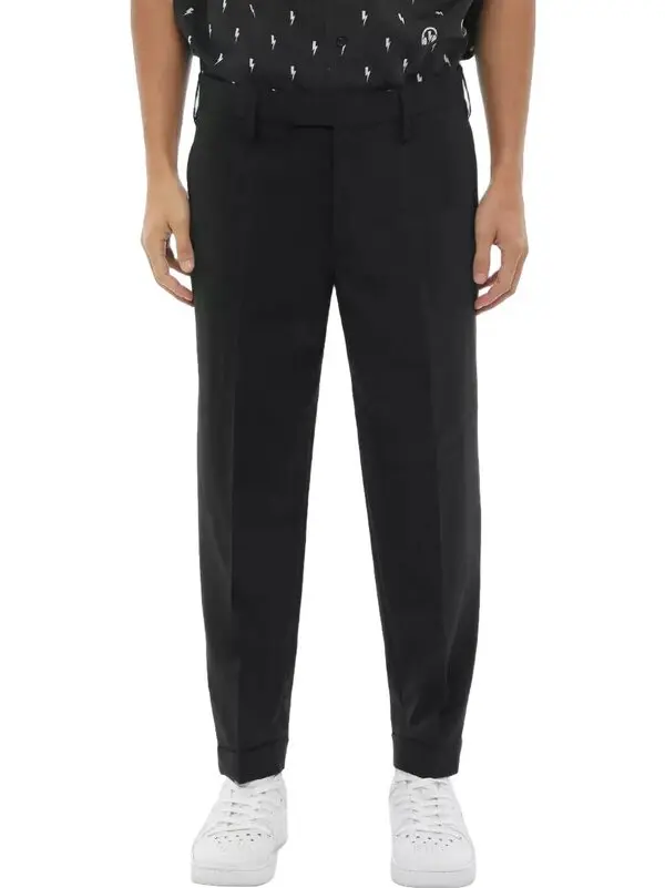 Neil Barrett Zipped Ankle Trousers - Black