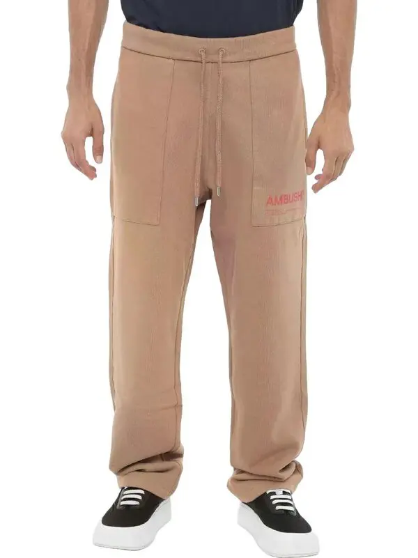AMBUSH Logo-print Workshop Track Pants - Brown