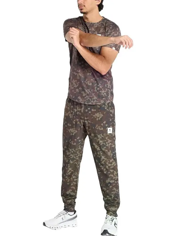 SAYSKY Camo-print T-shirt - Brown