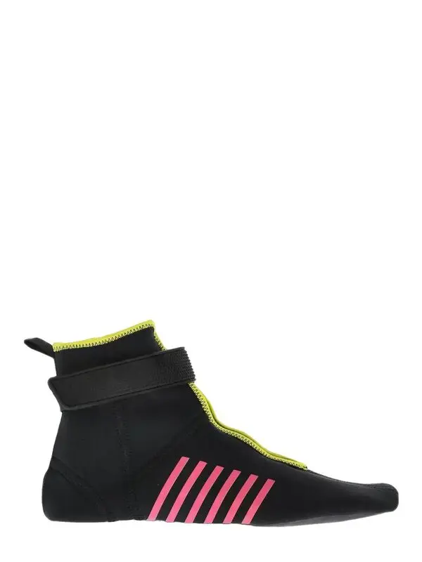 Dsquared2 Wave High-top Sneakers With Touch-strap Fastening - Black