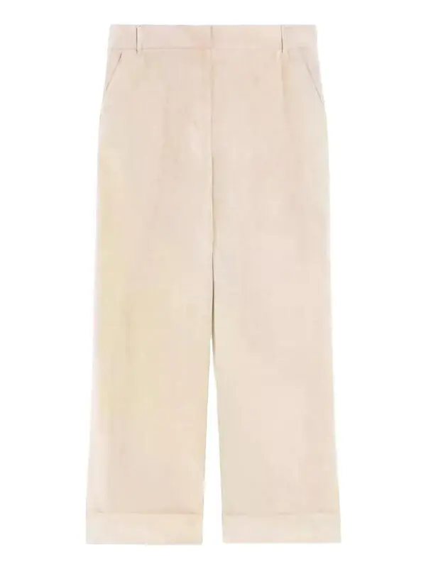 PENNYBLACK Beige Turn-up Trousers - Neutrals