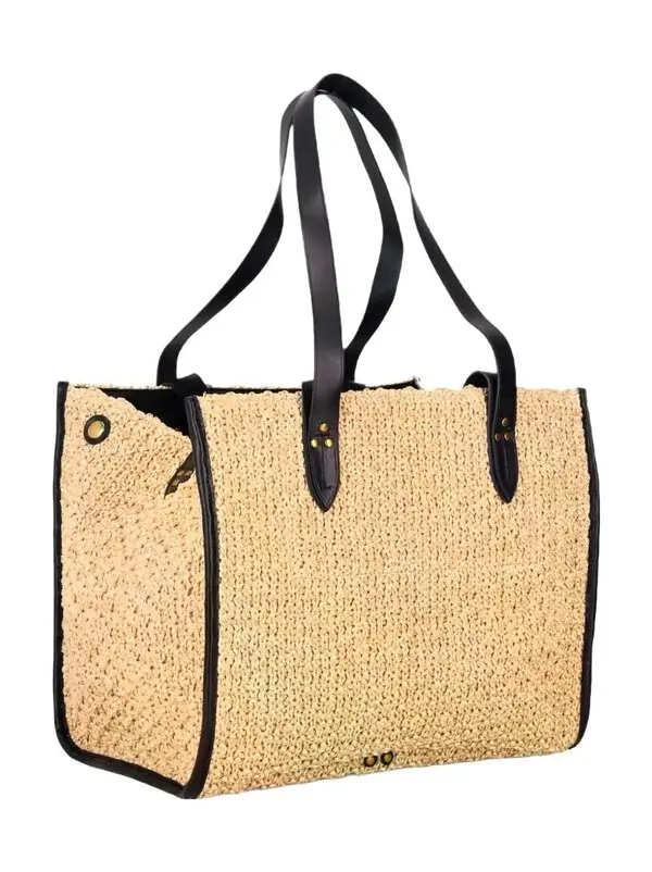 Jérôme Dreyfuss Medium Leon Woven Tote Bag - Neutrals