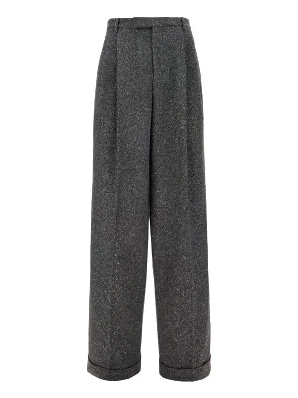 Valentino Garavani Pleated Trousers - Grey