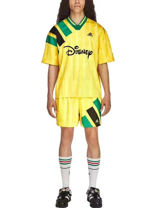 Adidas Patterned-jacquard Track Shorts - Yellow