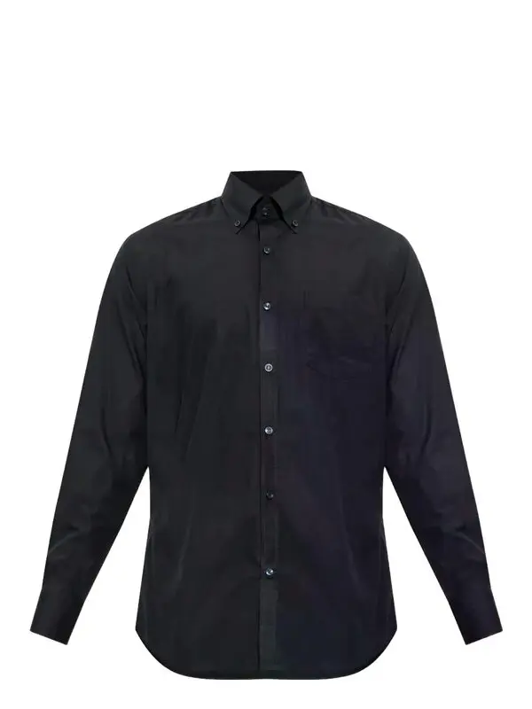 Paul & Shark Button-down Chest-pocket Shirt - Black