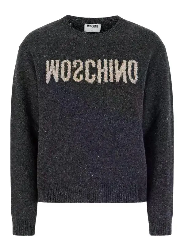 Moschino Detail Sweater - Grey