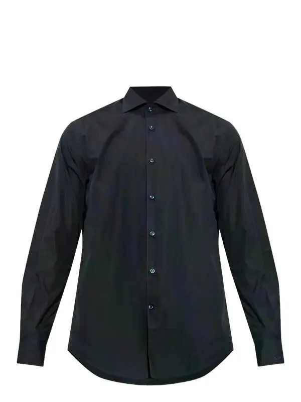 Paul & Shark Soffio Spread-collar Long-sleeve Shirt - Blue