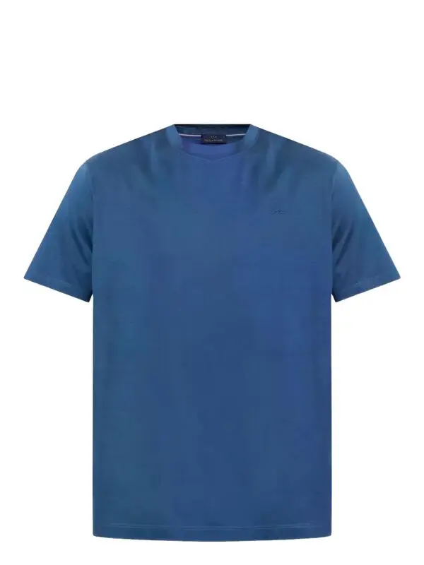 Paul & Shark Logo-embroidered T-shirt - Blue