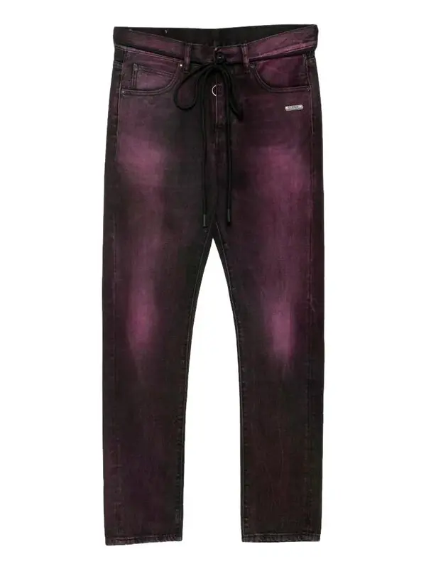 Off-White Slim Dart Jeans - Pink