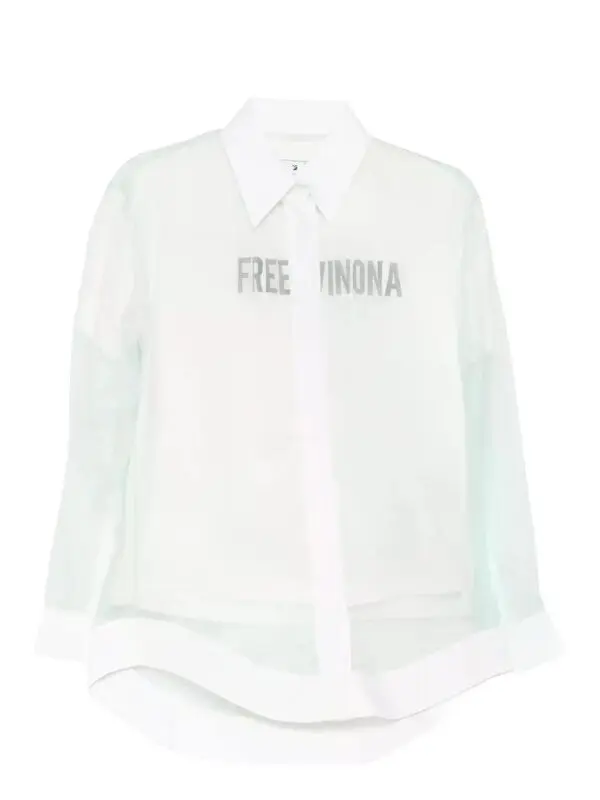 Off-White Double Layer Shirt - White