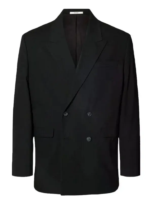 SELECTED Double-breasted Dinner Jacket - Black