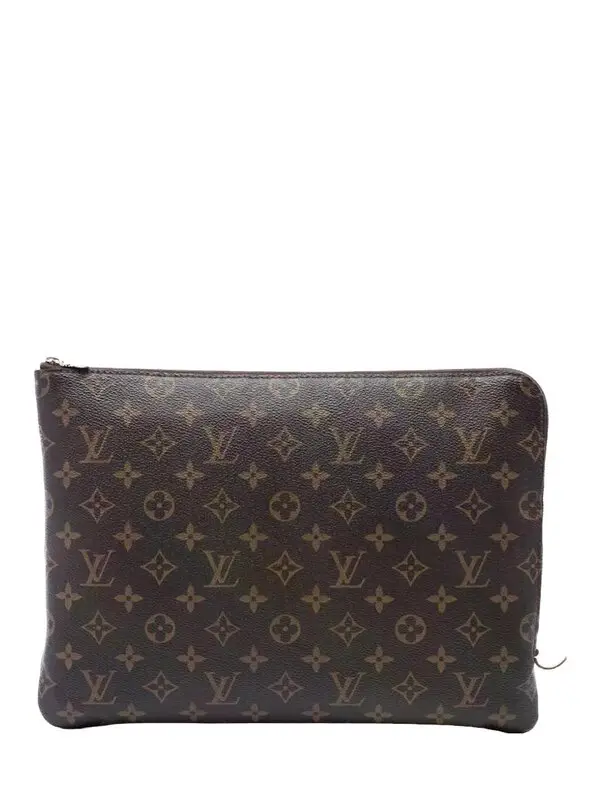 LOUIS VUITTON Monogram Etui Voyage Mm Clutch Bag - Brown