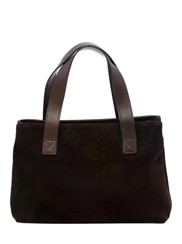 Celine 1999 Macadam Suede Handbag - Brown