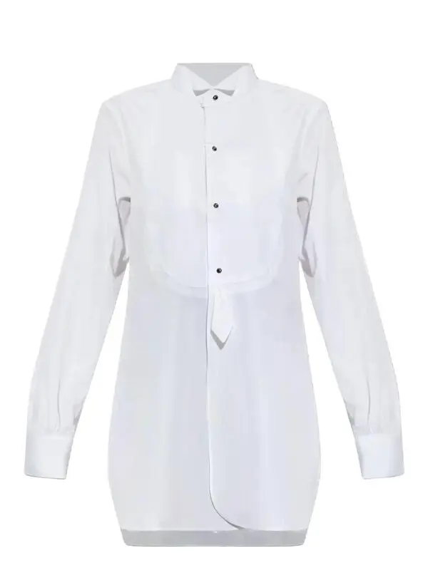 MAISON MARGIELA Bib Detail Shirt - White