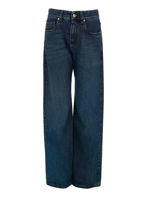 Brunello Cucinelli Wide-leg Jeans - Blue