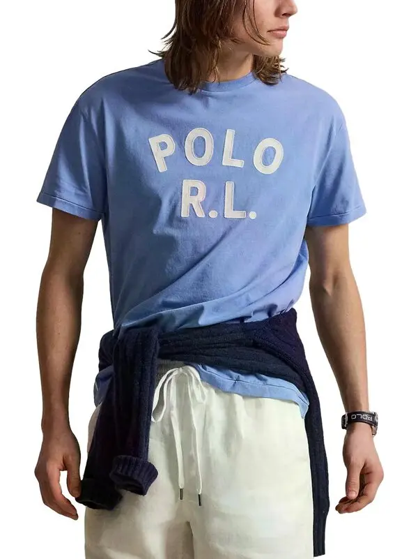 Polo Ralph Lauren Logo-print Cotton T-shirt - Blue