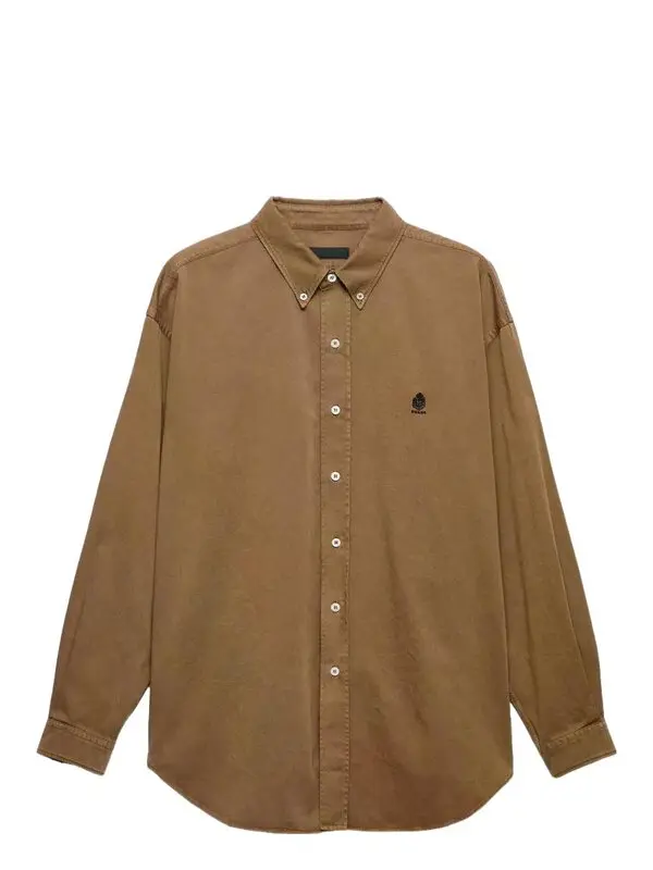 Prada Cotton Shirt - Brown