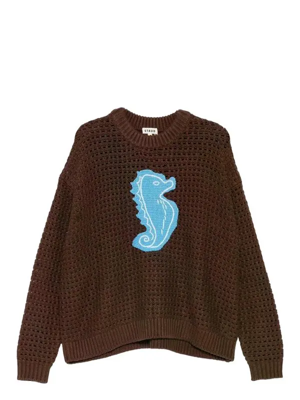 Staud Giada Sweater - Brown