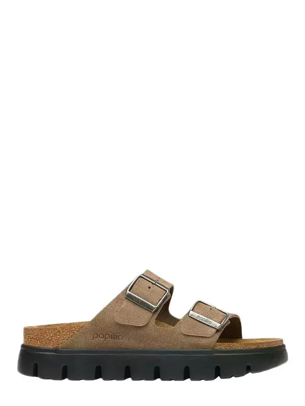 BIRKENSTOCK Double Strap Buckled Sandals - Brown