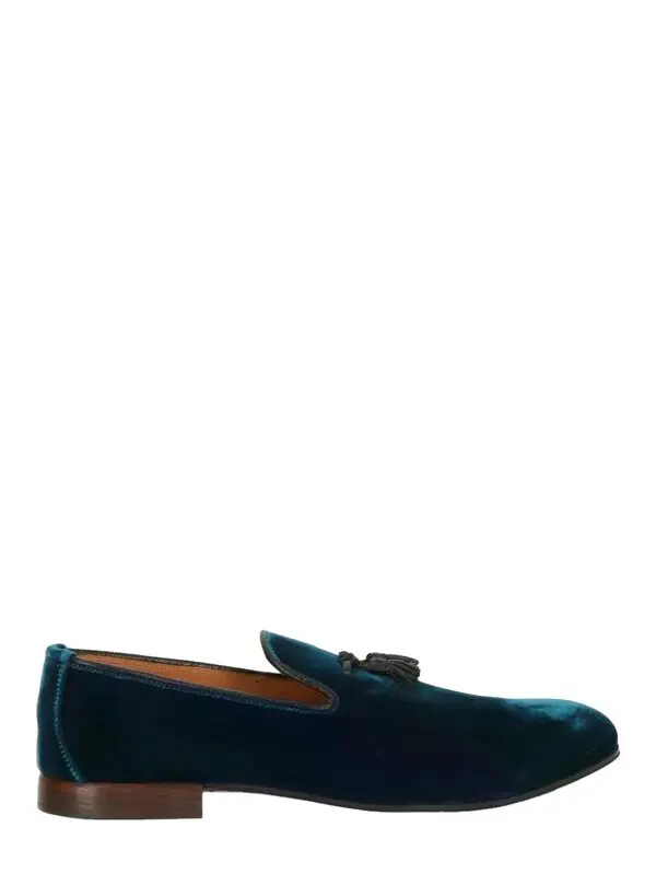 TOM FORD Velvet Tassel Loafers - Blue