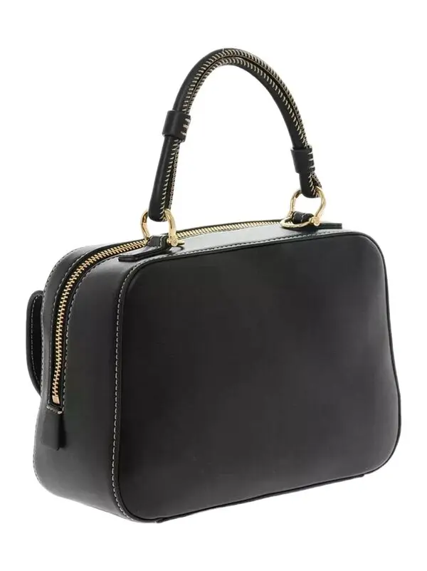 Moschino Contrast Stitch Top-handle Tote Bag - Black